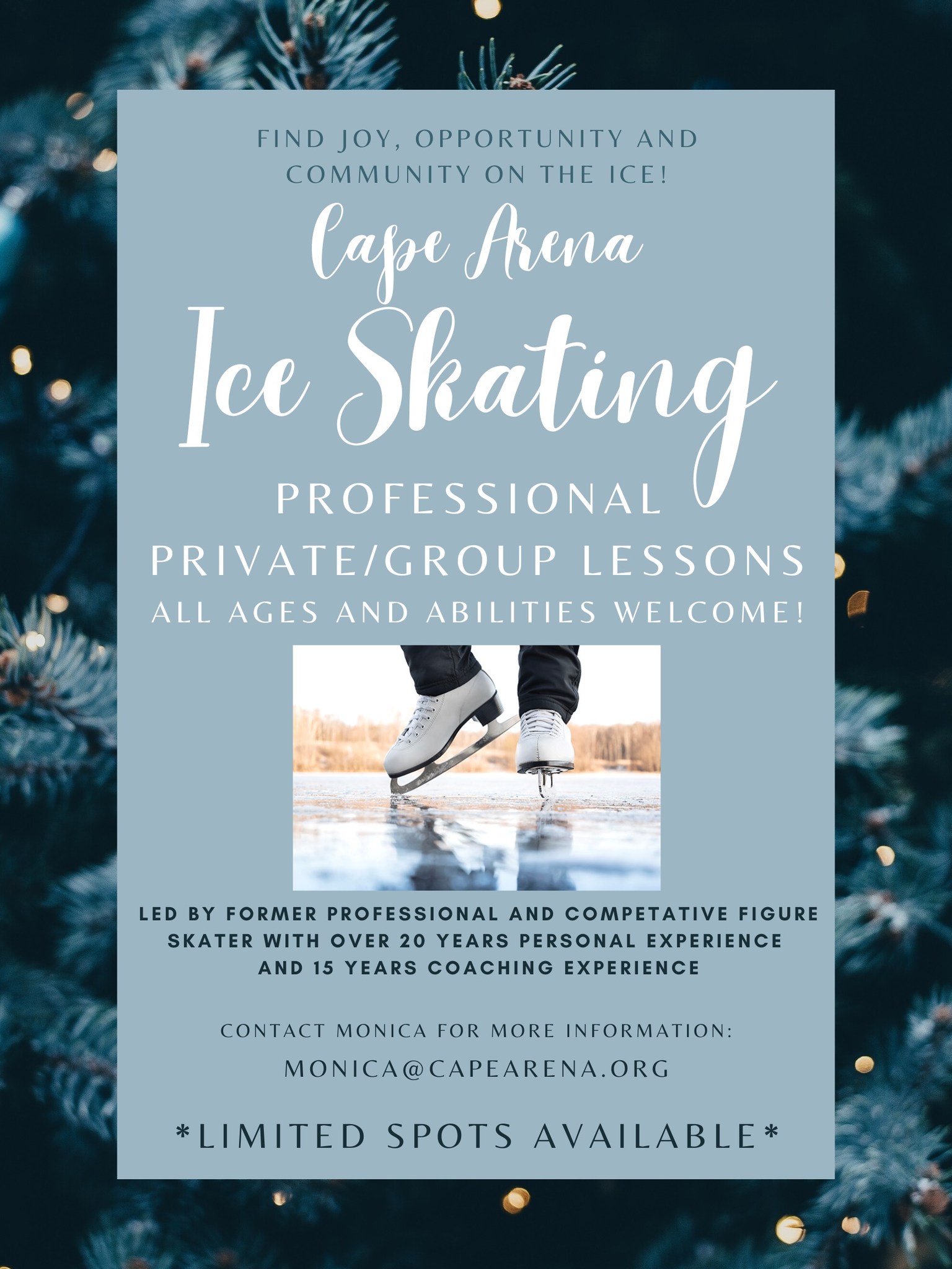 Programs - Cape Community Arena